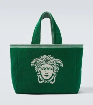 Versace Medusa Jacquard Tote Bag - Green