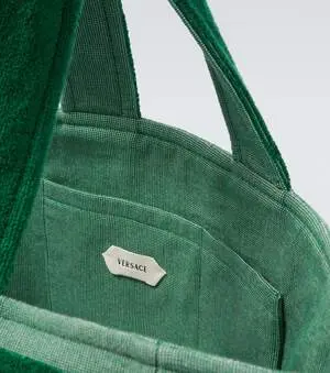 Versace Medusa Jacquard Tote Bag - Green