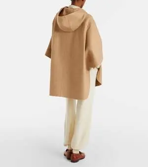 Loro Piana Belted Wool And Cashmere Cape
