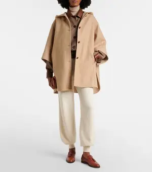 Loro Piana Belted Wool And Cashmere Cape