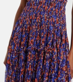 Ulla Johnson Atrani Floral Silk Chiffon Maxi Dress - Multicoloured