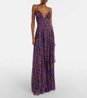 Ulla Johnson Atrani Floral Silk Chiffon Maxi Dress - Multicoloured