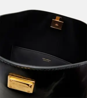 Dolce & Gabbana Vittoria Large Leather Tote Bag
