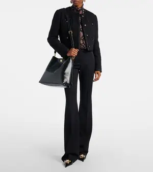 Dolce & Gabbana Vittoria Large Leather Tote Bag
