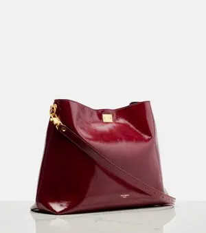 Dolce & Gabbana Vittoria Large Leather Shoulder Bag - Red