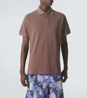 ERL Cotton Piqué Polo Shirt