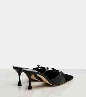 Manolo Blahnik Tapidpla Leather Pumps