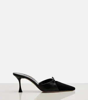 Manolo Blahnik Tapidpla Leather Pumps
