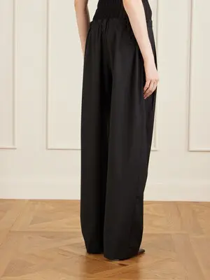 Khaite Rohen Wool Pants - Black