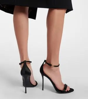 Dolce & Gabbana Satin Sandals