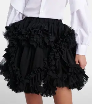 Noir Kei Ninomiya Tulle Mini Skirt