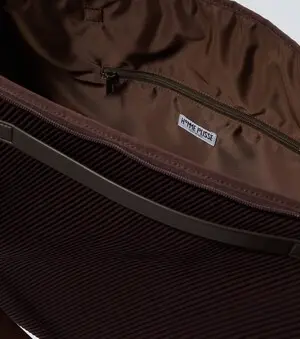 Issey Miyake Homme Plissé Pleated Duffel Bag - Purple