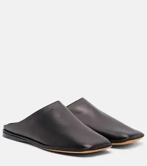 THE ROW Piper Leather Mules