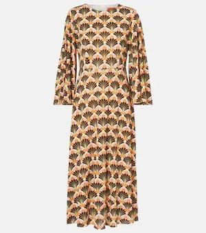 La DoubleJ Sorella Printed Midi Dress