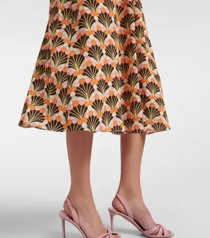 La DoubleJ Sorella Printed Midi Dress
