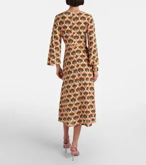 La DoubleJ Sorella Printed Midi Dress - Multicoloured