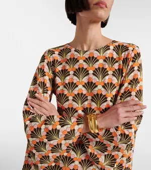 La DoubleJ Sorella Printed Midi Dress - Multicoloured