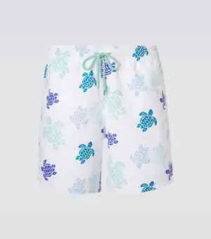 Vilebrequin Printed Swim Trunks - White