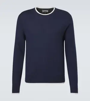 Vilebrequin Cashmere, Wool And Silk Sweater - Blue
