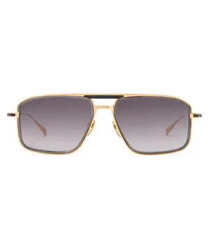 JACQUES MARIE MAGE Earl Aviator Sunglasses - Gold