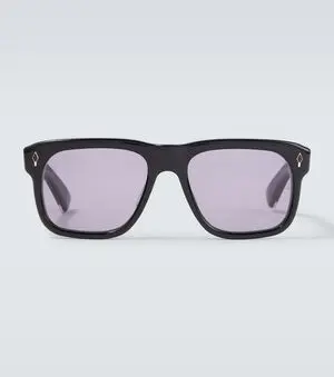 JACQUES MARIE MAGE Yves Square Sunglasses - Black