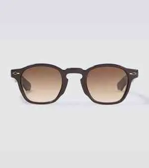 JACQUES MARIE MAGE Zephirin 47 Square Sunglasses - Brown
