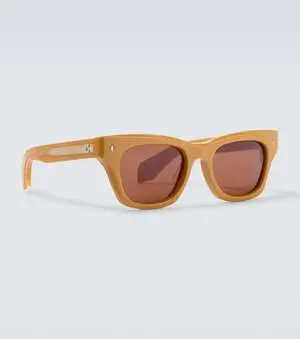 JACQUES MARIE MAGE Dealan 53 Square Sunglasses - Yellow
