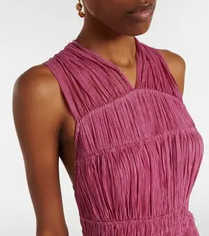 Ulla Johnson Freesia Silk Chiffon Gown - Pink