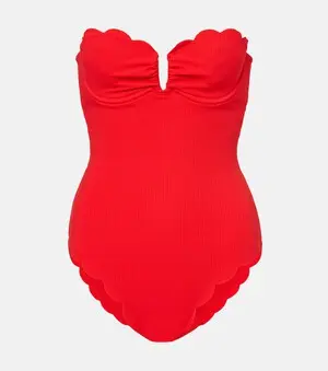 Marysia Lisbon Maillot Swimsuit - Red