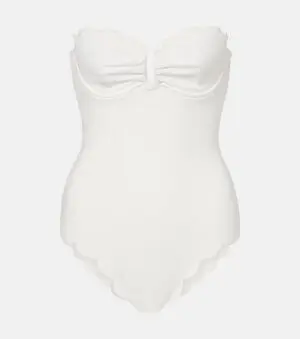 Marysia Lisbon Maillot Swimsuit - White