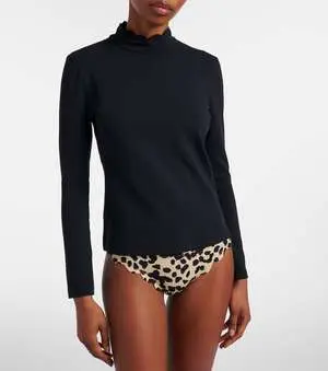 Marysia Scalloped Rashguard Top