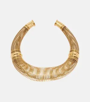 Alaïa Logo Choker - Gold