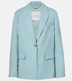 JOSEPH Rochd Chambray Blazer - Blue