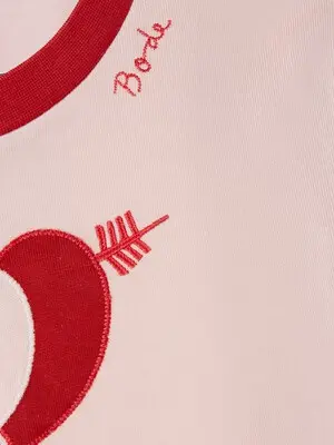BODE Wonderland Embroidered Jersey T-shirt - Red