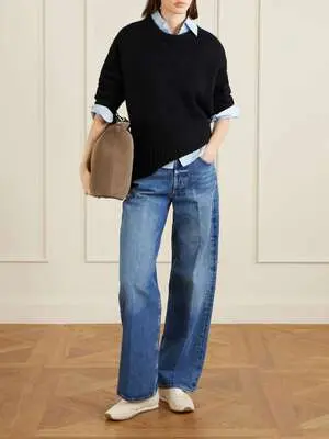 TOTEME Flex Suede Sneakers