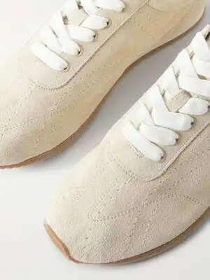 TOTEME Flex Suede Sneakers
