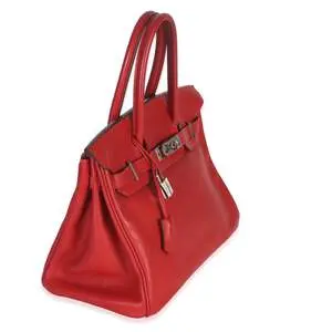 Hermès Rouge Casaque Swift Birkin 30 Phw