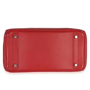 Hermès Rouge Casaque Swift Birkin 30 Phw