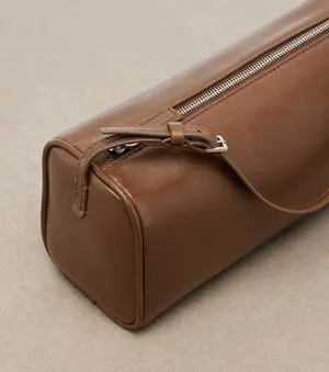 THE ROW 90s Suede Top-handle Bag - Brown