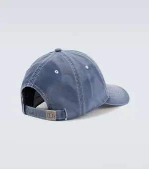 ERL Logo Canvas Baseball Cap - Blue
