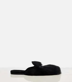 Dolce & Gabbana Shearling Mules