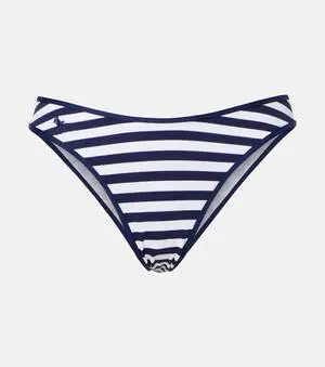 Polo Ralph Lauren Striped Bikini Bottom - Blue