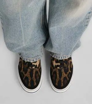 Dolce & Gabbana Leopard-print Canvas Sneakers