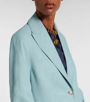 JOSEPH Rochd Chambray Blazer - Blue