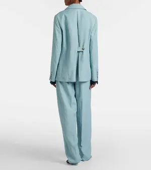 JOSEPH Rochd Chambray Blazer - Blue