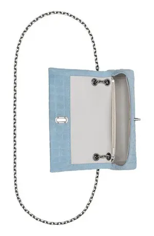 Marc Jacobs Dual Chain Strap Suede Mini Bag - Blue Mist