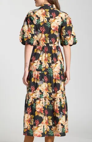 APNY Floral Midi Shirtdress