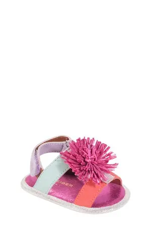 Kurt Geiger Orson Fringe Slingback Sandal - Pink Multi