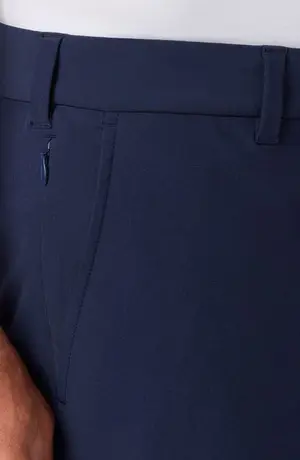 Mizzen+main Helmsman Flat Front Golf Shorts - Navy Solid