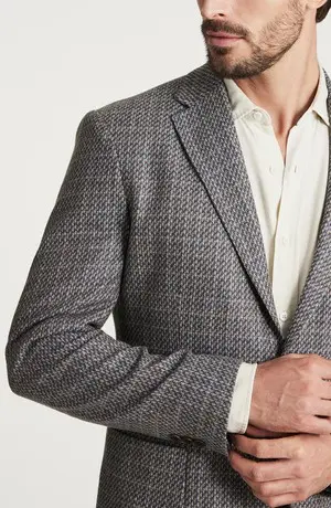 34 Heritage Matteo Marled Wool Blend Sport Coat